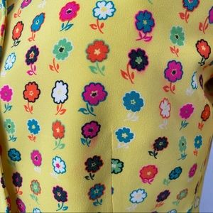 Versace | Jackets & Coats | Versace Runway Yellow Floral Silk Blazer ...